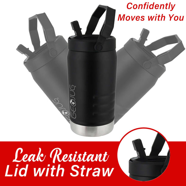 Brentwood GeoJug G-1900BK 64oz Stainless Steel Vacuum Insulated Sports ...