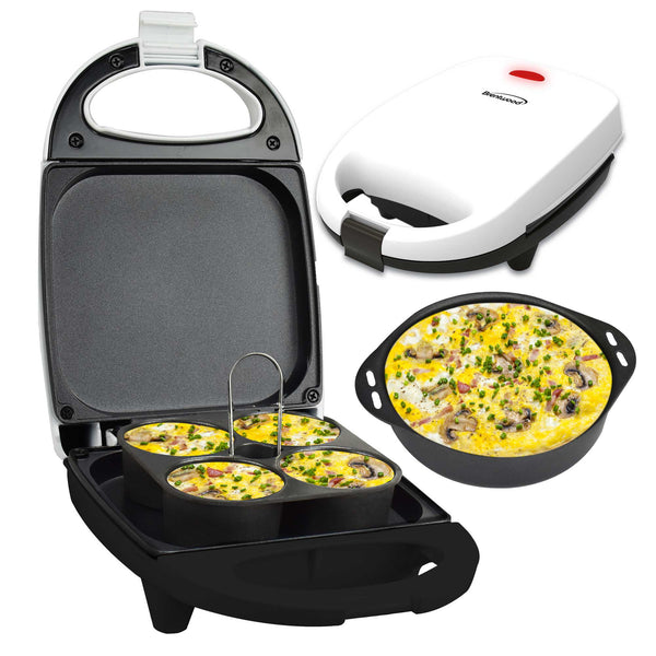 Brentwood TS-256W Mini Sous Vide Style Egg Bite Maker, White ...