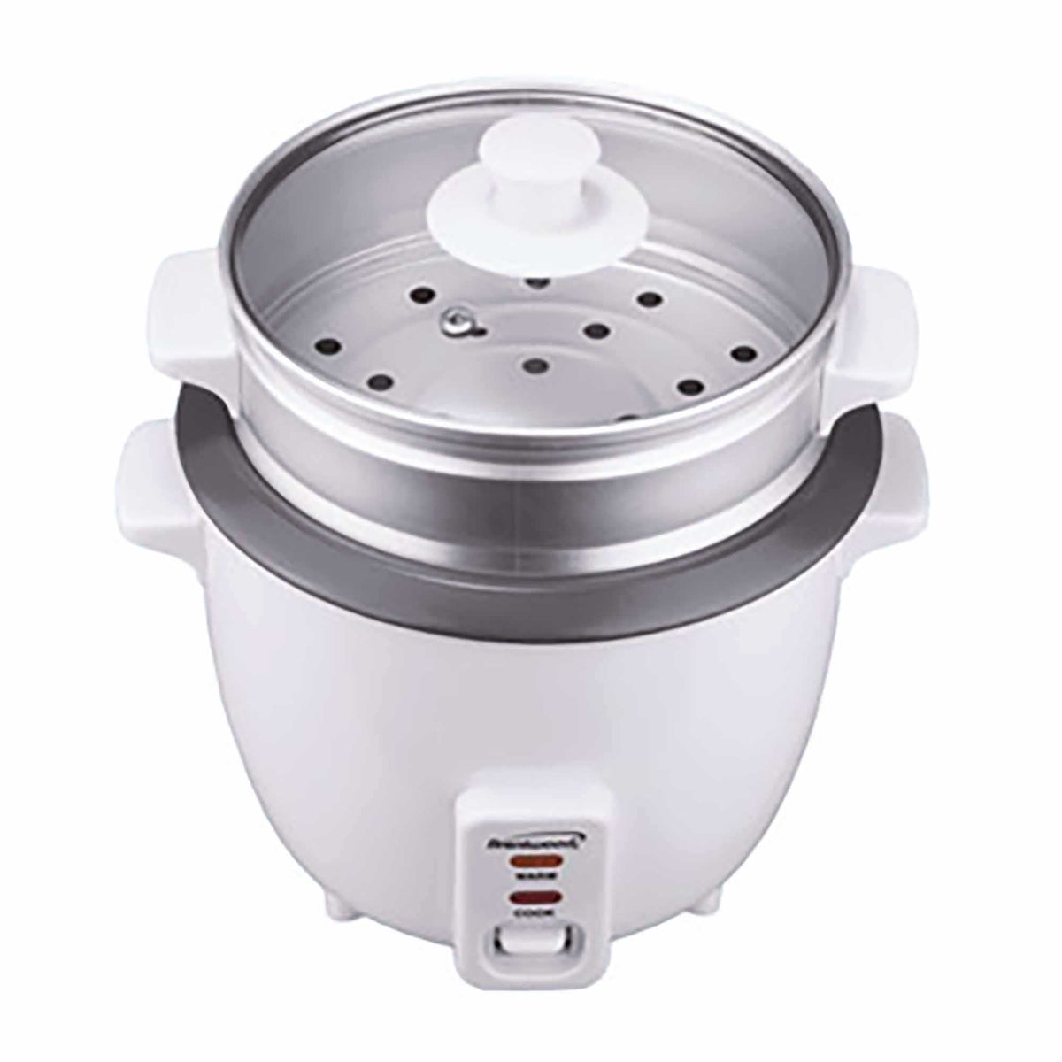 Brentwood TS-180S 8-Cup Uncooked/16-Cup Cooked Rice Cooker and Food St ...
