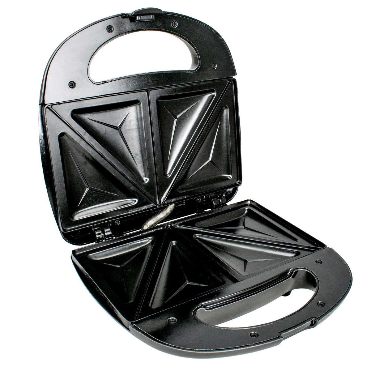 Brentwood TS-240B Non-Stick Compact Dual Sandwich Maker, Black ...